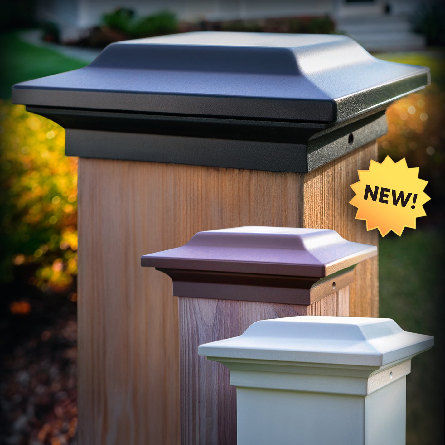 Introducing the New 4x4 Aluminum Post Cap: Versatility Meets Durabilit