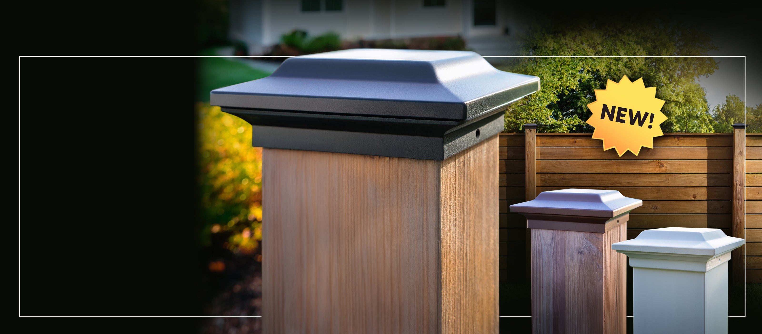 Classy Caps : solar outdoor lighting including solar post caps.