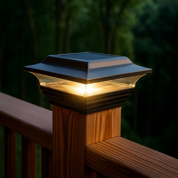 Imperial Solar Post Cap - Black SL211B