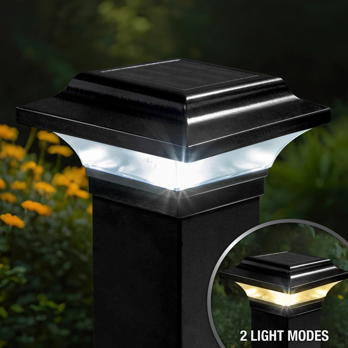 Imperial Solar Post Cap - Black SLO82B