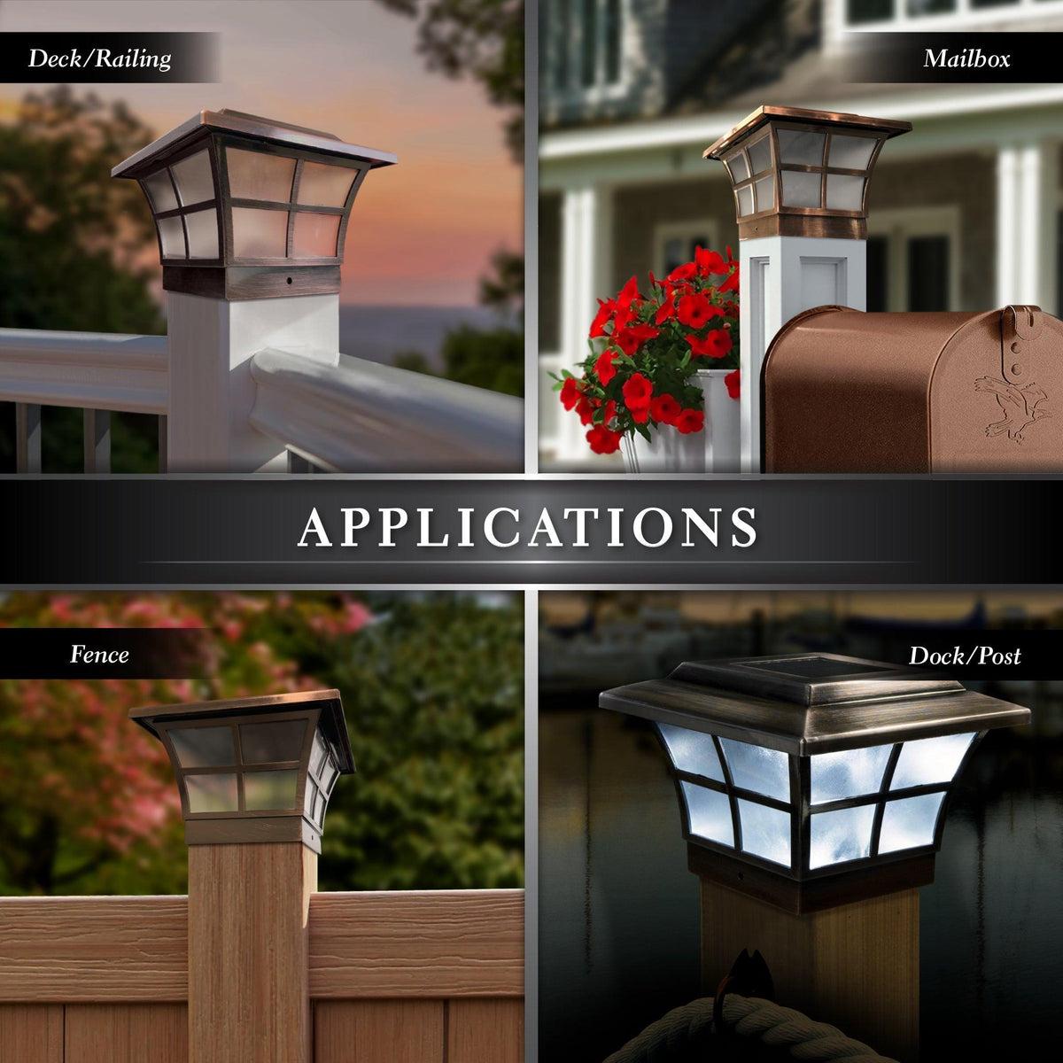 Prestige Solar Post Cap - Copper Electroplated SLO79C